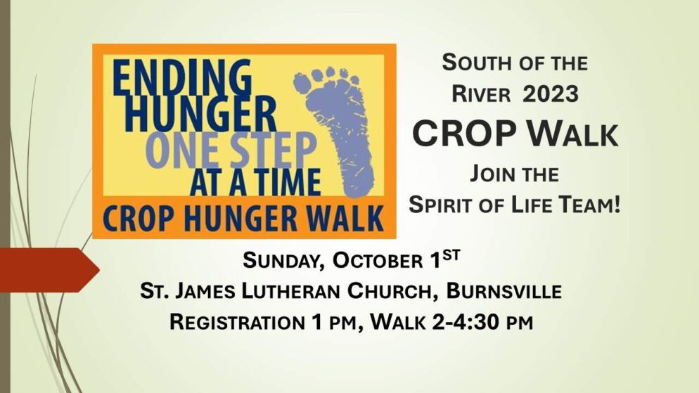 2023 Crop Walk – Spirit of Life Presbyterian Church
